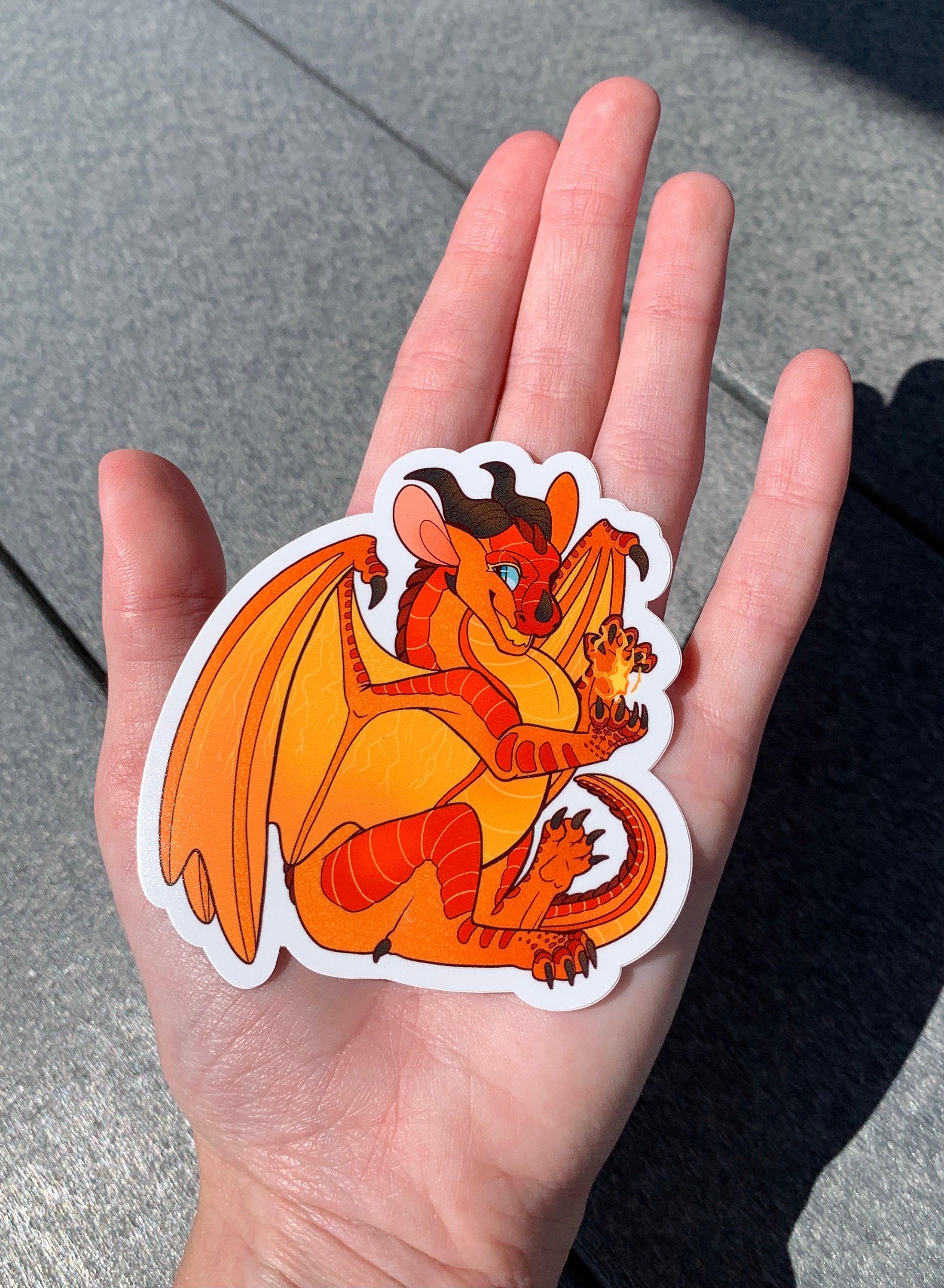 Wof Peril Sticker - Etsy