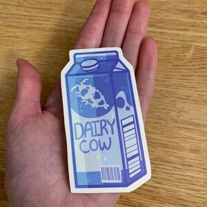 Dairy Cow Isopod Milk Sticker - Etsy