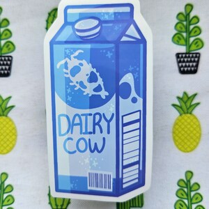 Dairy Cow Isopod Milk Sticker - Etsy