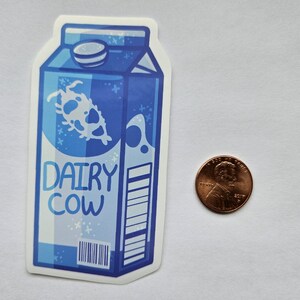 Dairy Cow Isopod Milk Sticker - Etsy