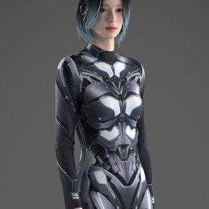 Cyborg Costume (custom Fit Available), Cyberpunk Clothing, Rave ...