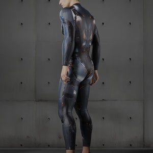 HAUTICO Cyborg Performance Costume for Men (customizable), Rave Party ...