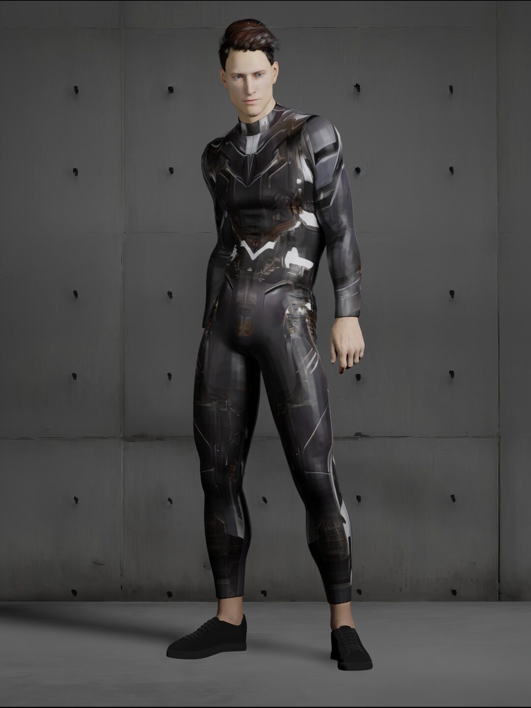 Superhero Armor Costume Men, Rave Costume Men, Carnival Bodysuit ...