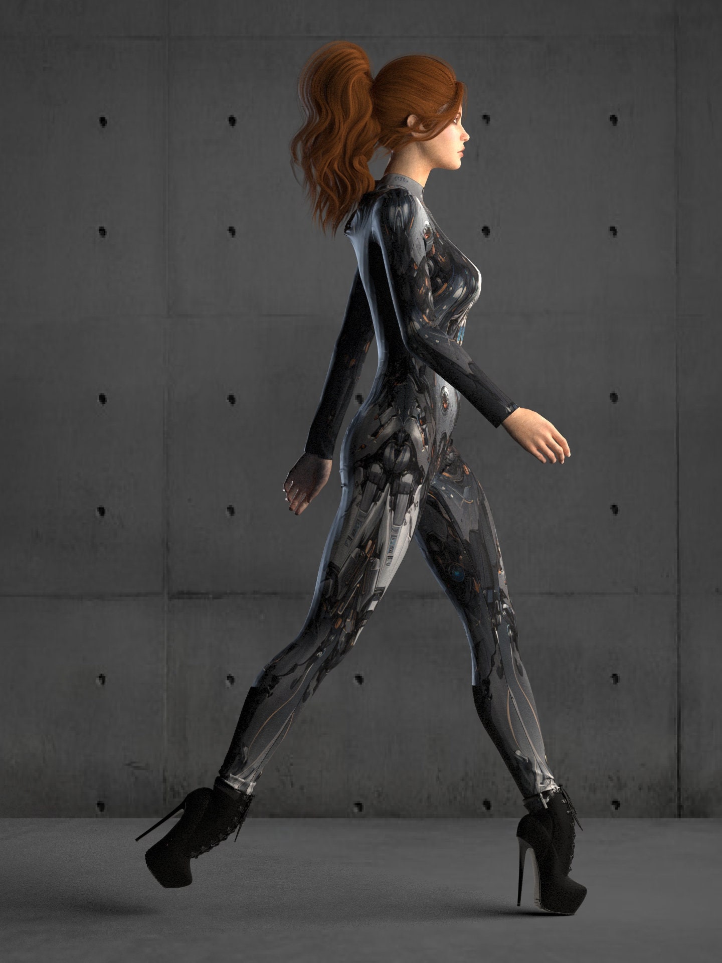 Halloween Armor Cyborg Costume for Women (custom Fit Available ...