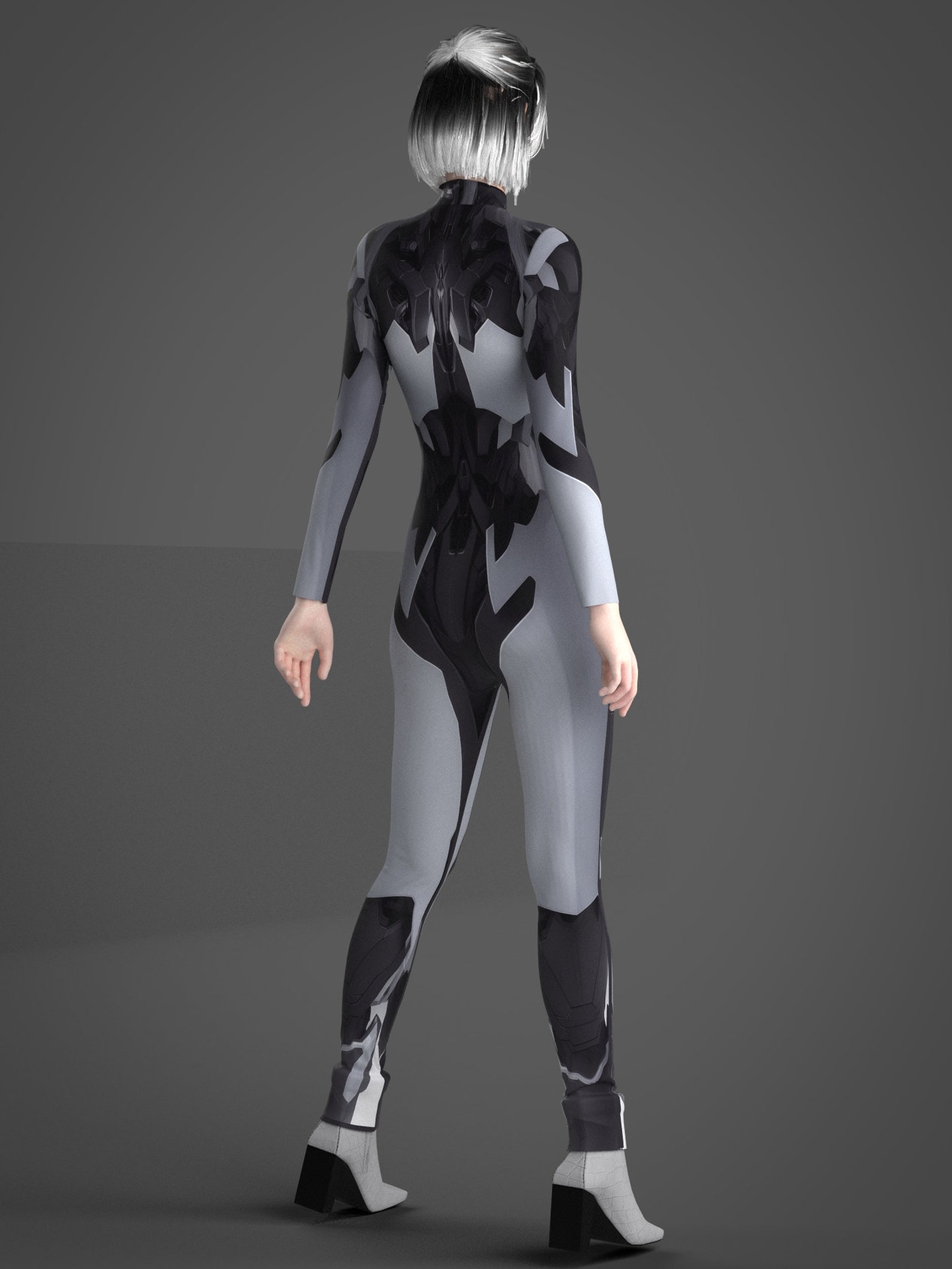 Cyberpunk Costumecustom Fit Available , Robot Costume for Women, Droid ...