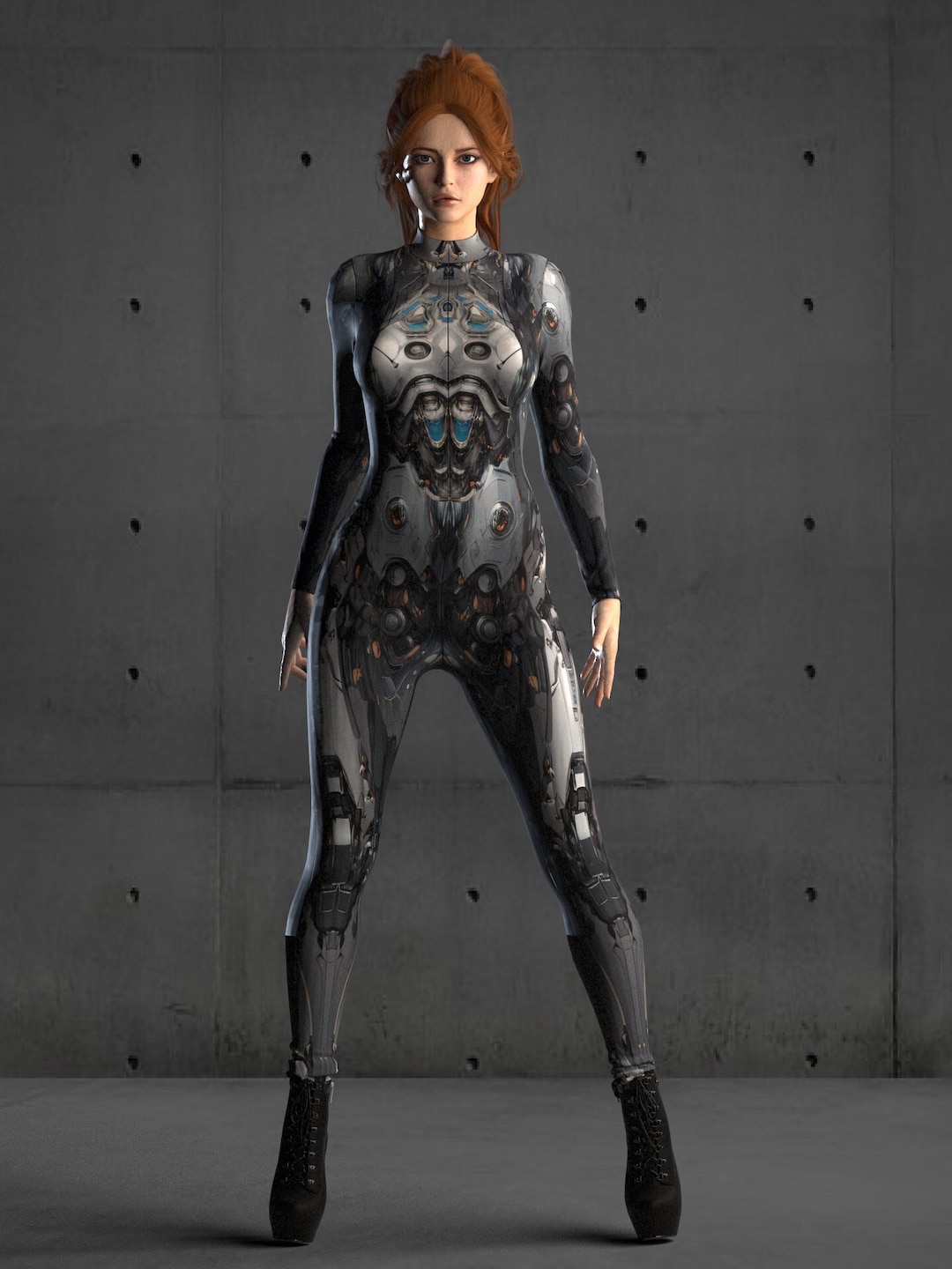 Halloween Armor Cyborg Costume for Women (custom Fit Available ...