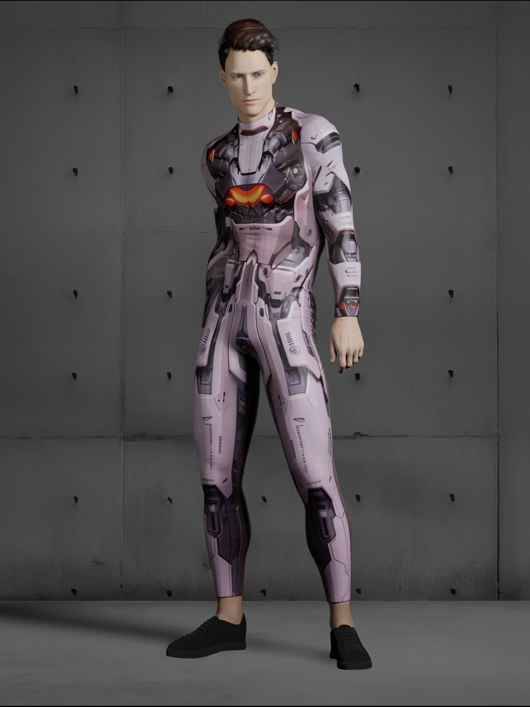 Space Armor Costume Men, Rave Costume Men, Festival Bodysuit, Halloween ...