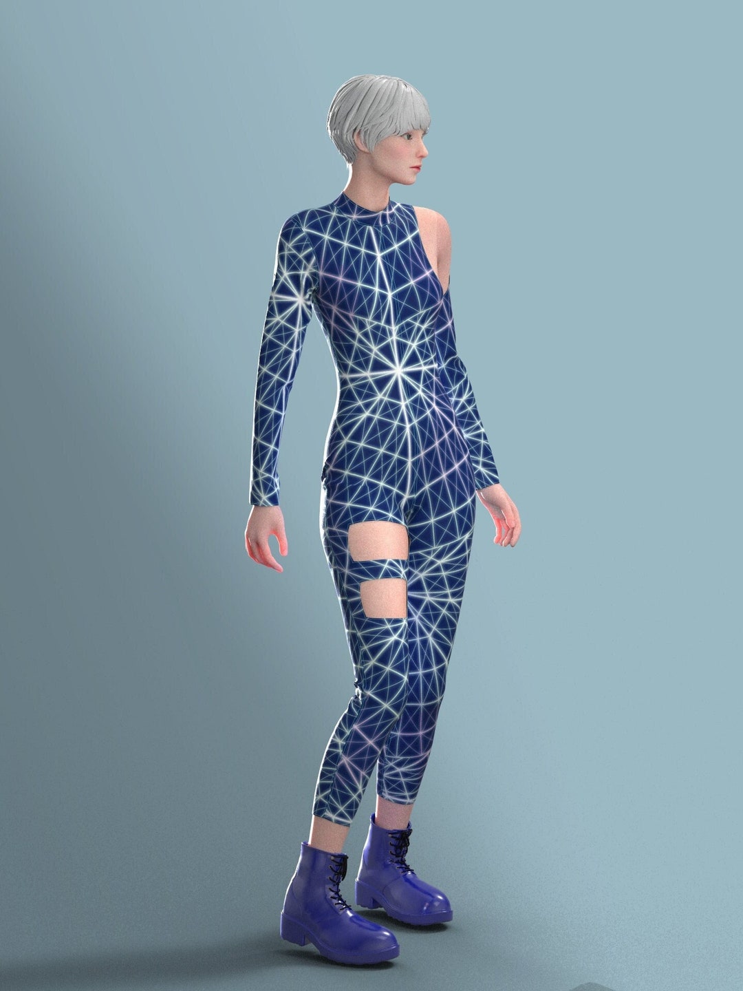 Festival Costumes for Women, Futuristic Clothing, Rave Costume for ...