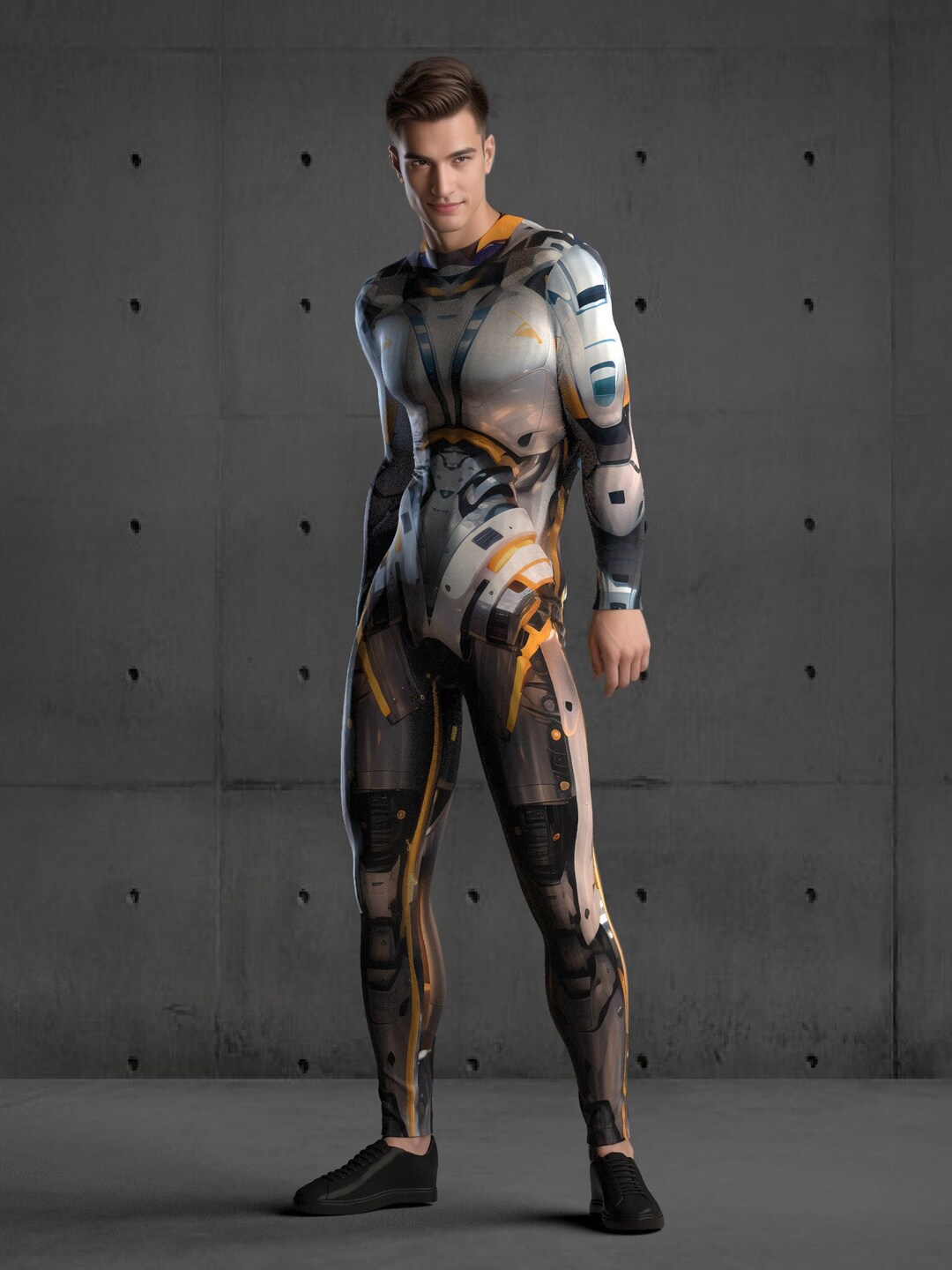 Spaceman Armor Costume Men (custom Fit Available), Rave Costume, Robot ...