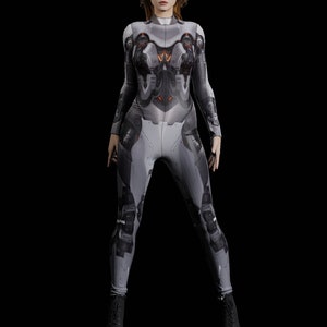 Cyber Armor Costume for Women, Alien Armor Rave Outfit, Robot Cosplay ...
