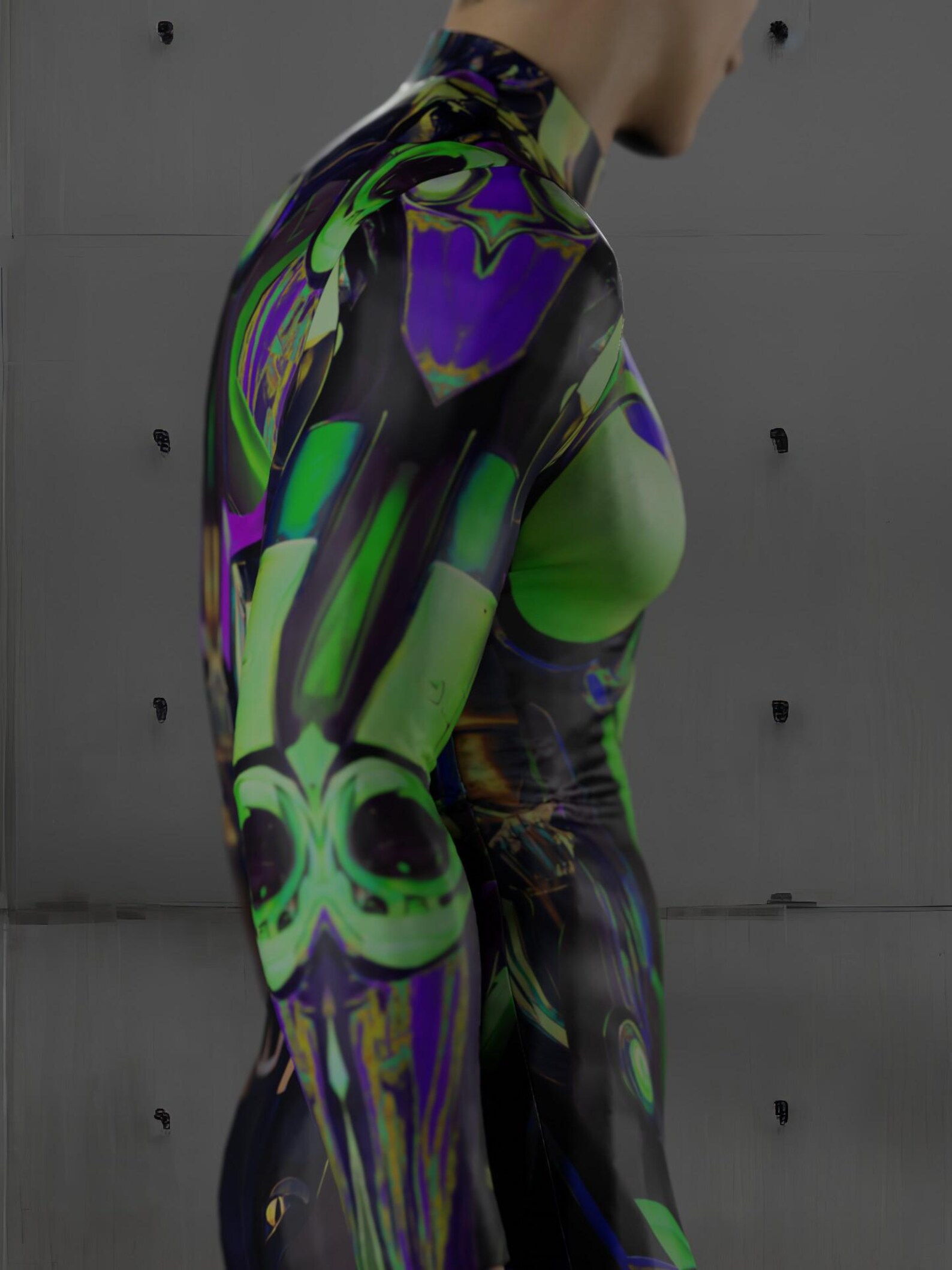 Men's Robot Bodysuit, Rave Cyber Skeleton Costume - Etsy