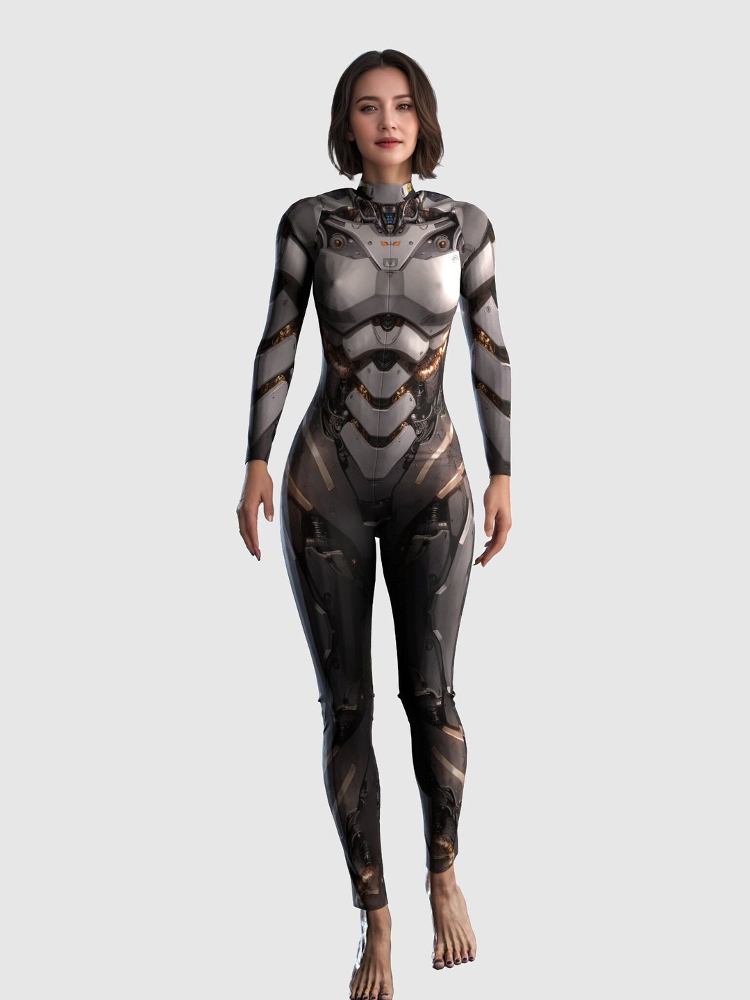 Halloween Armor Cyborg Costume Custom Fit Available Cyberpunk Clothing