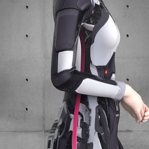 Black Robot Costume (custom Fit Available), Cyberpunk Clothing, Rave ...