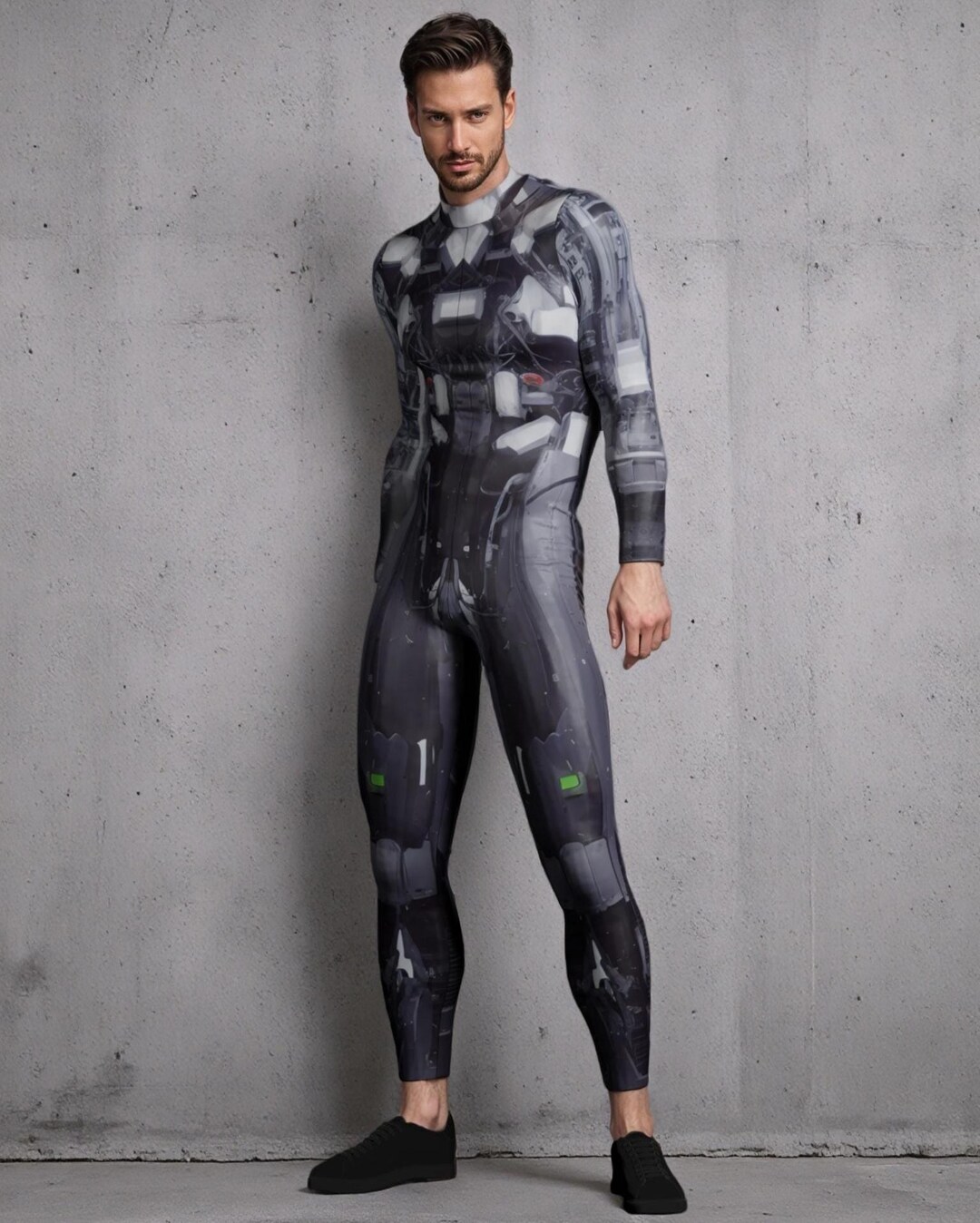 Robotic Halloween Costume for Men, Exoskeleton Bodysuit for Halloween ...