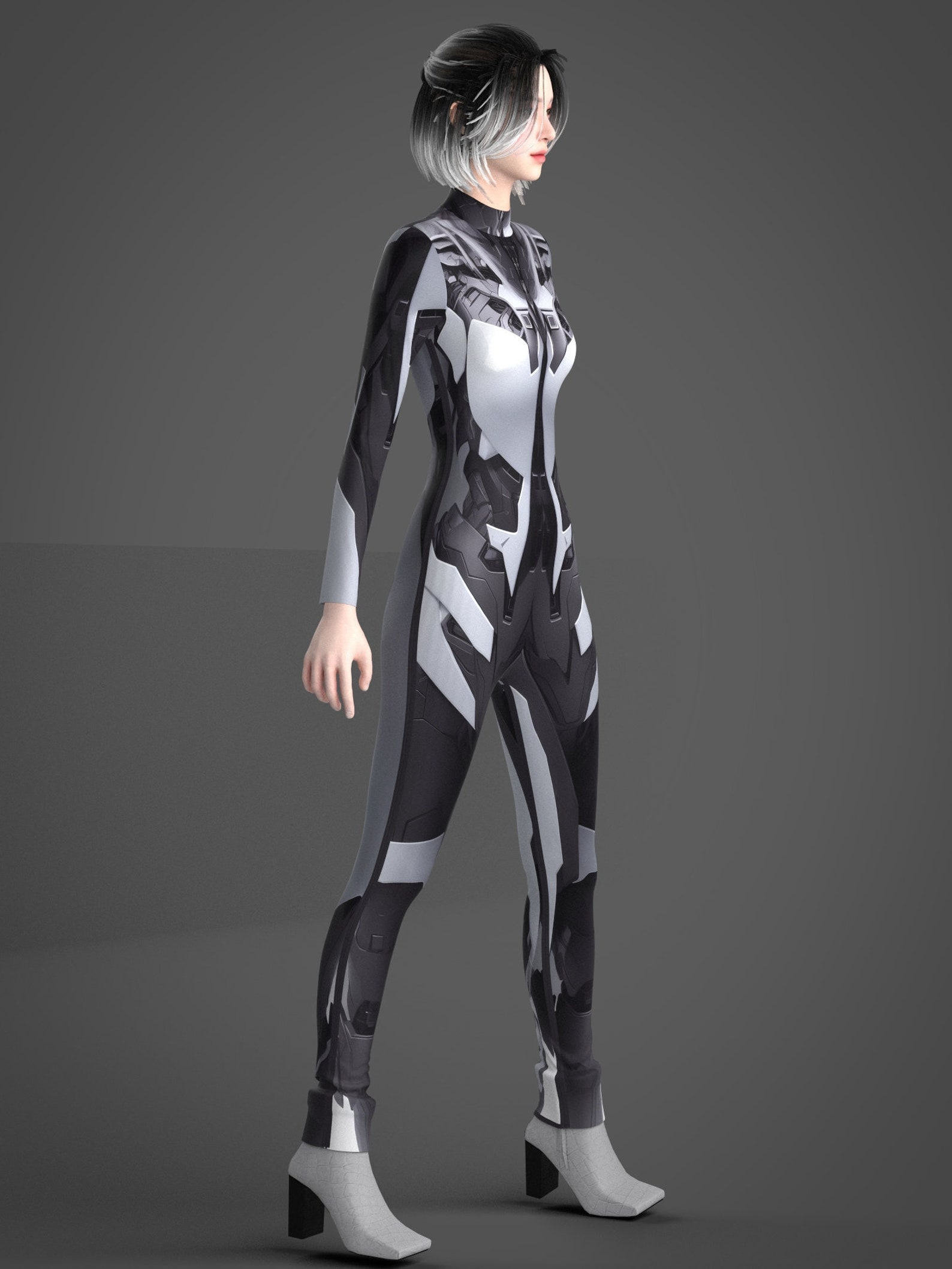 Cyberpunk Costumecustom Fit Available , Robot Costume for Women, Droid ...