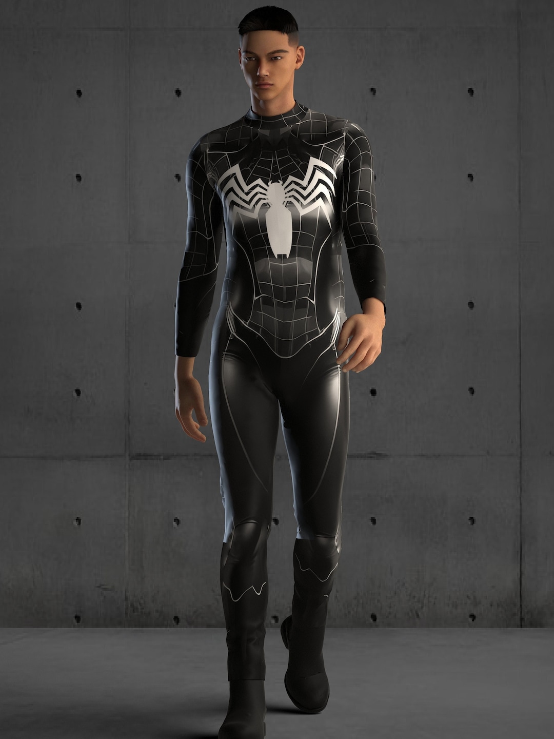 Spider Universe Costume for Men, Black, Custom Fit Available ...