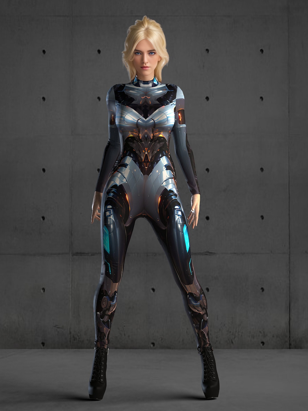 Futuristic Alien Armor Costume, Robotic Clothing, Dancing Performance ...