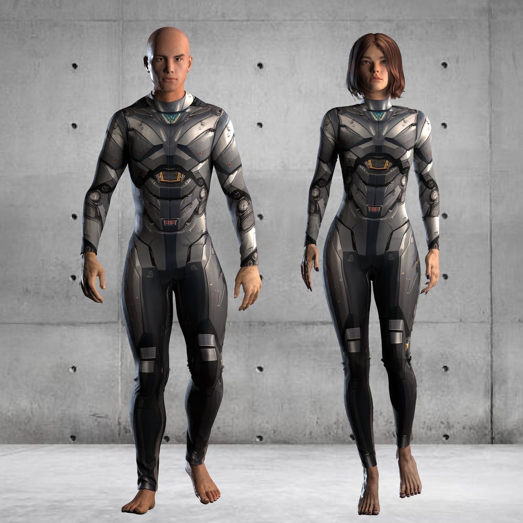 Futuristic Couple Costumes for Halloween, Armor Costumes for Couples ...