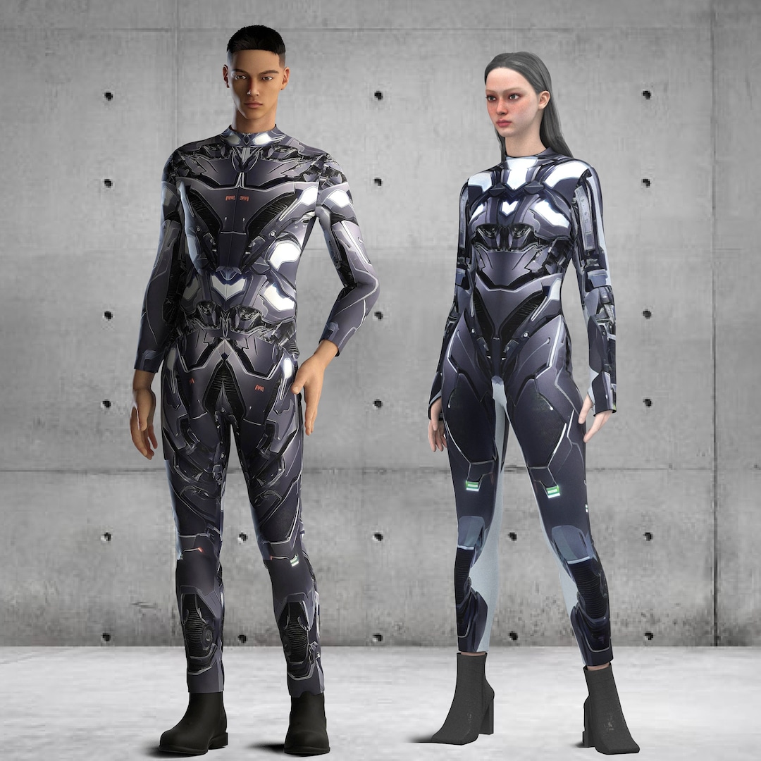 Cyberpunk Armor Costume, Halloween Couple Costume, Made to Order - Etsy
