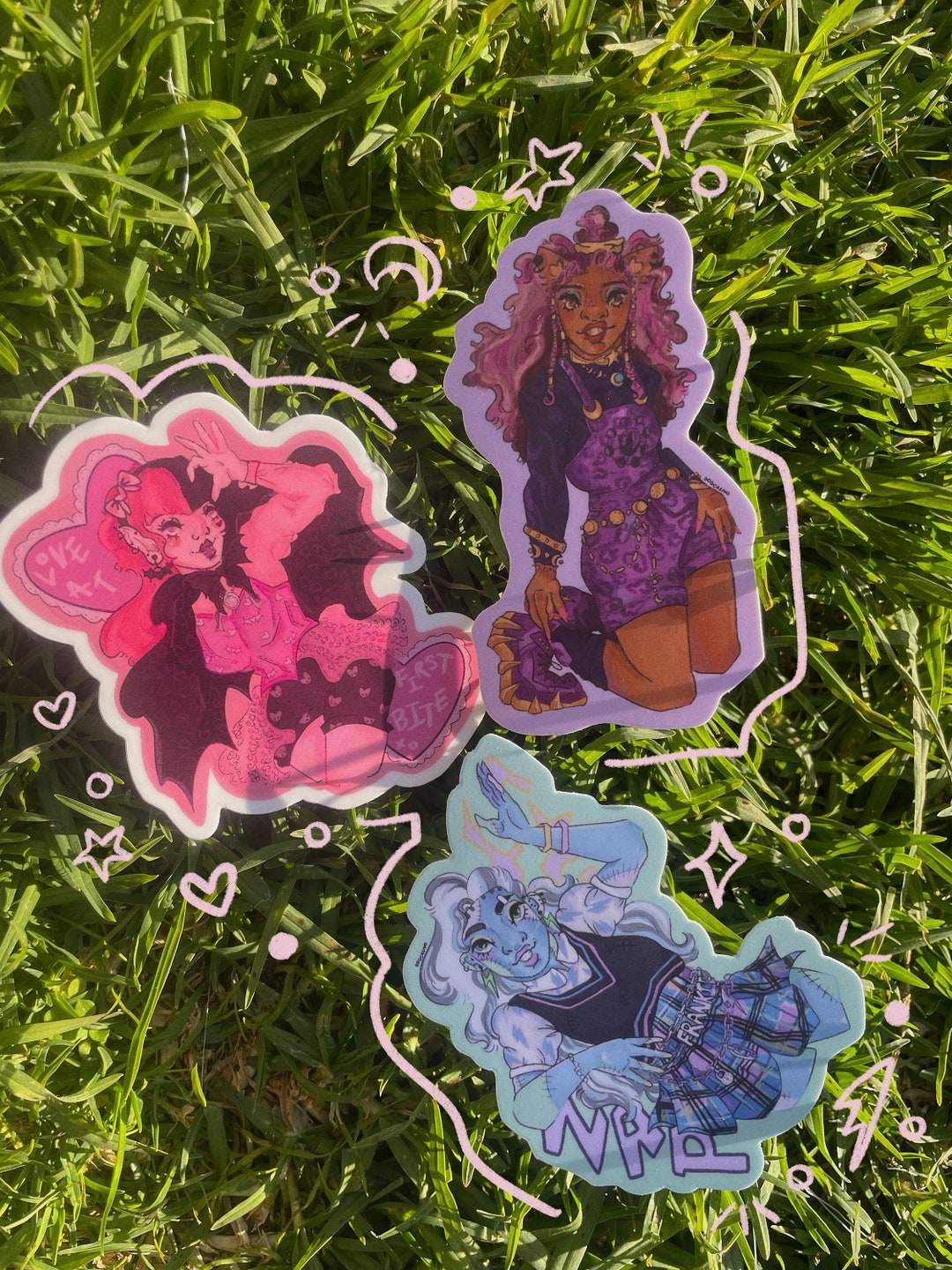 Ghoul Spirit | Monster School Sticker Pack - Etsy