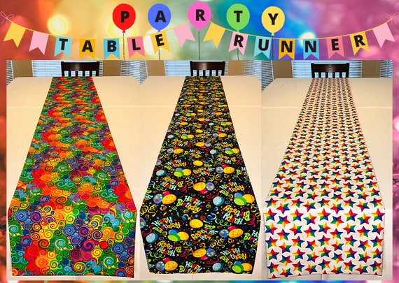 Party Table Runners 13.5 Wide Different Styles and Lengths - Etsy