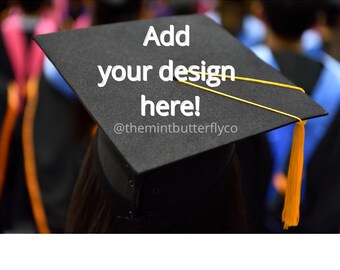 Personalized Business Graduation Cap, Custom Grad Cap Topper for ...