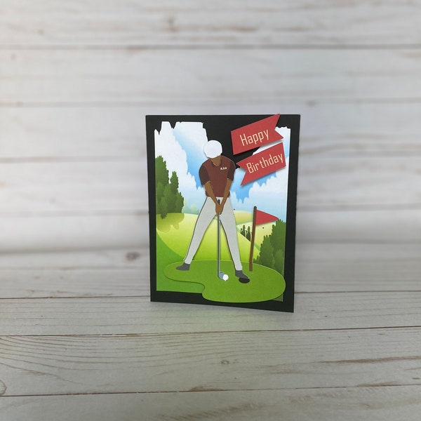 Custom Golf Birthday Cards - Etsy