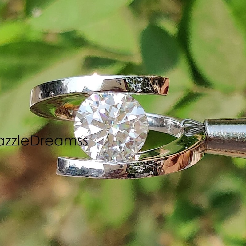 Tension Setting Ring - Etsy