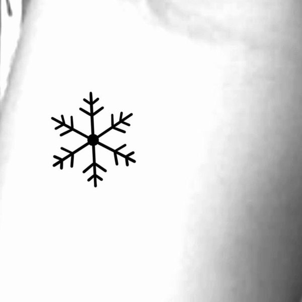 Snowflake Tattoo - Etsy