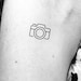 Small Camera Temporary Tattoo / Camera Outline Tattoo / Minimalist ...