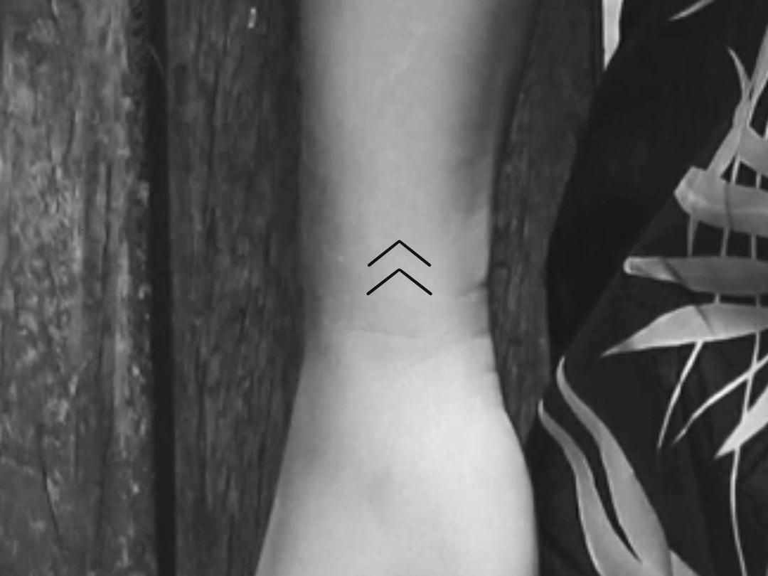Chevron Temporary Tattoo / Arrow Tattoo / Temp Tattoo / Arrows Tattoo ...