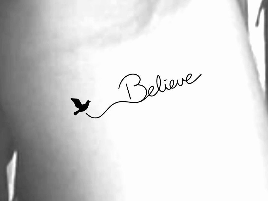 Believe Tattoo Designs