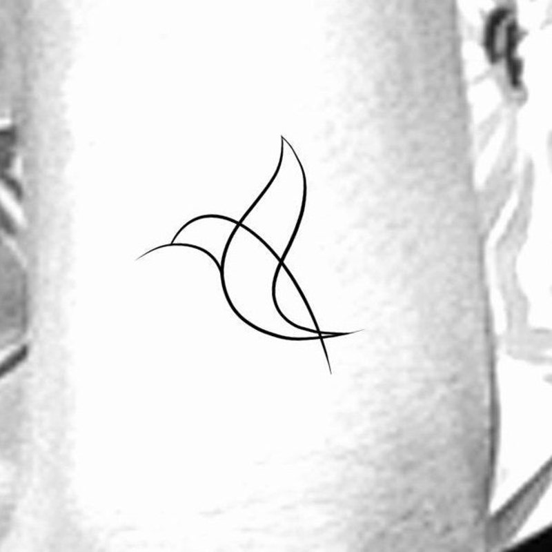 Hummingbird Tattoo - Etsy
