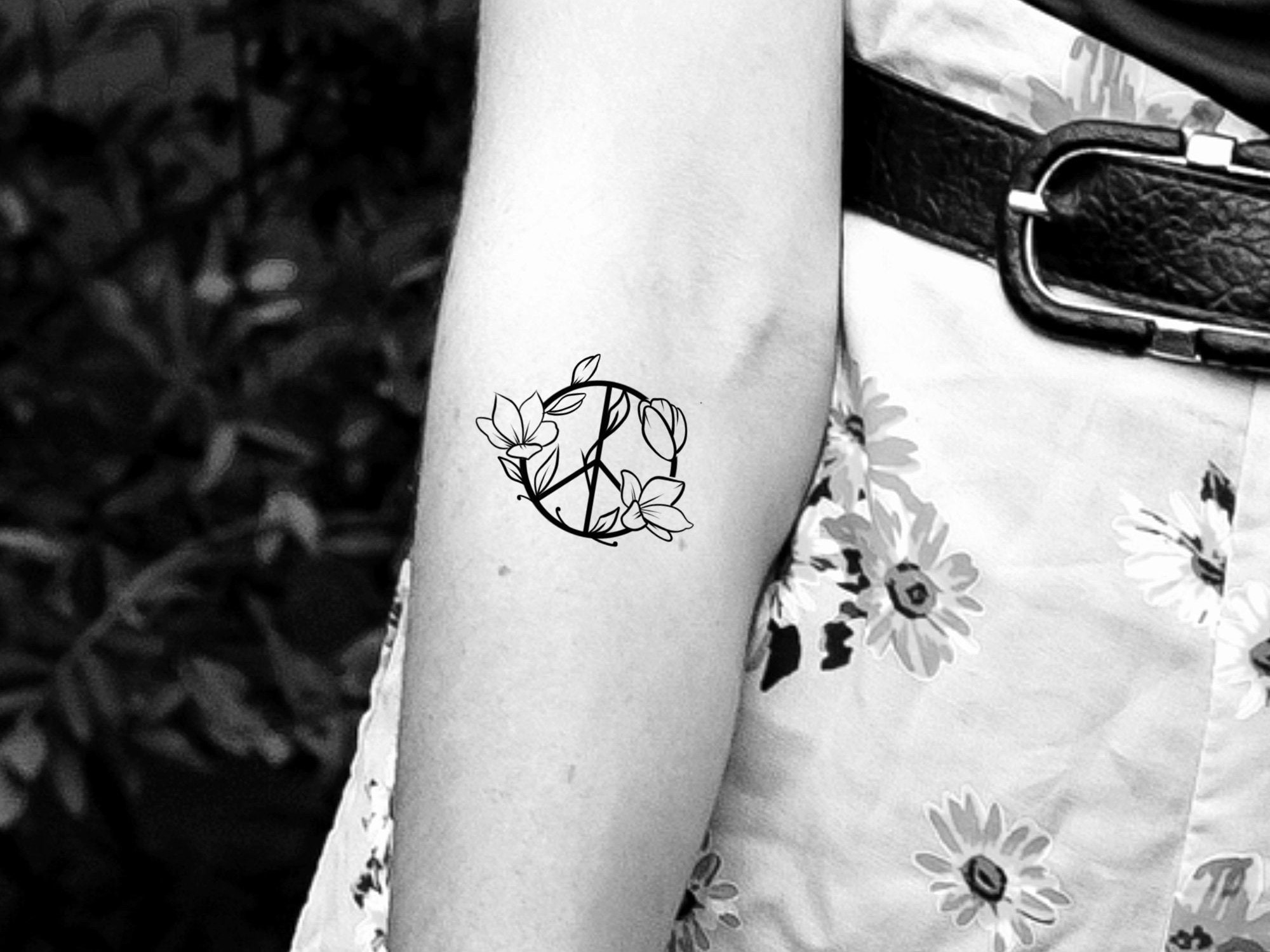 Victory Sign Tattoos