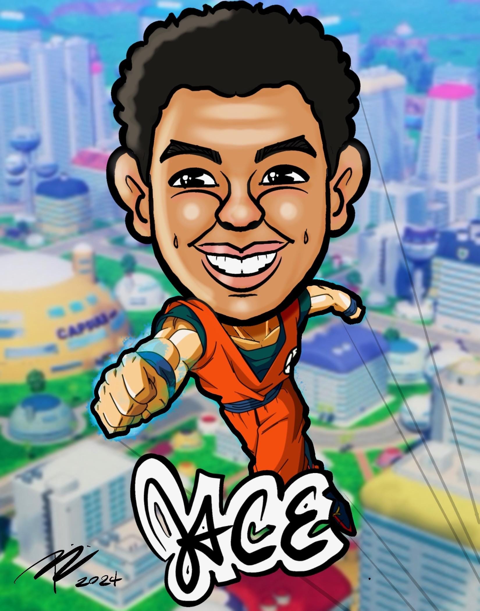 Digital Caricatures - Full Body - Etsy
