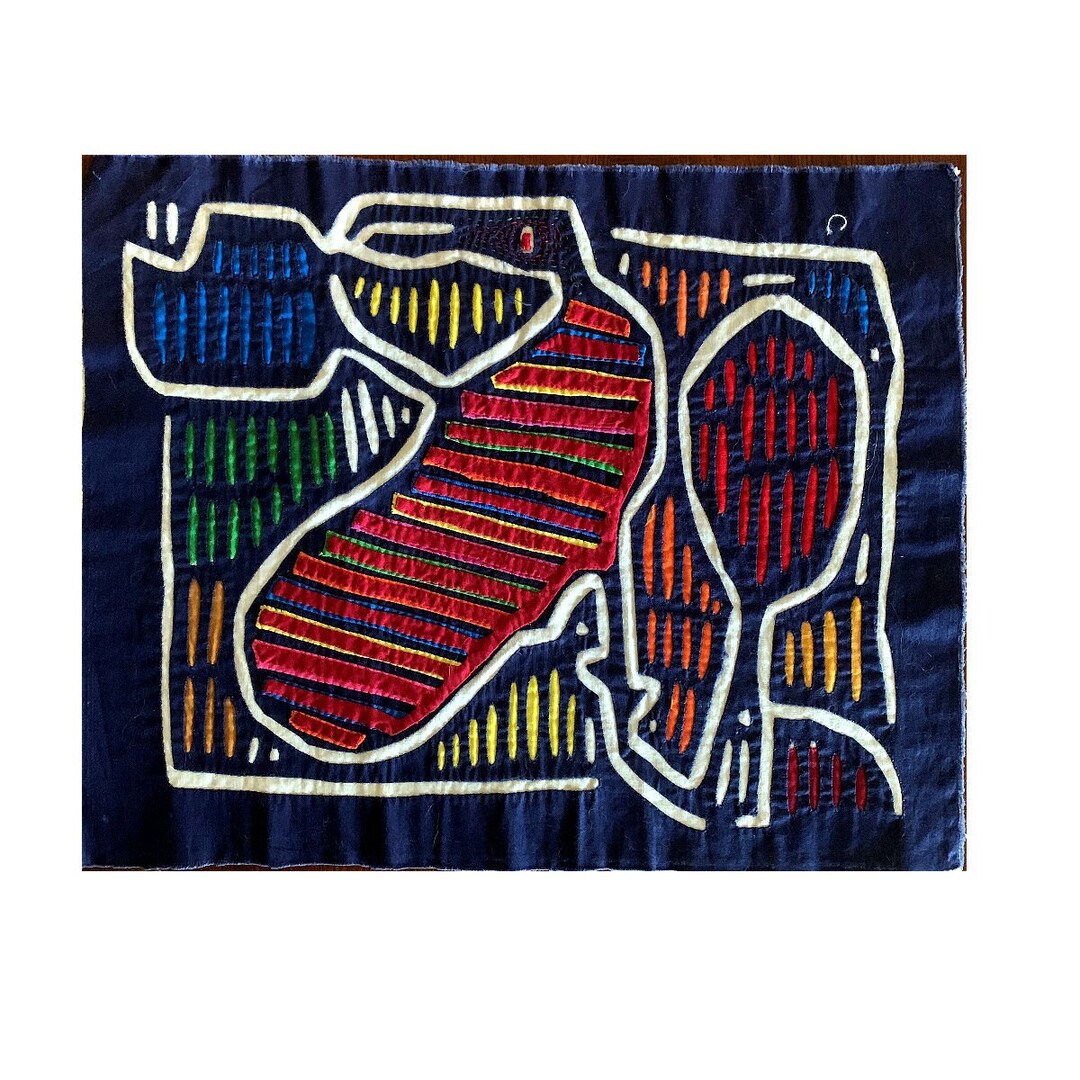 Vintage Panama Kuna Mola - Bird in the Tree - Etsy