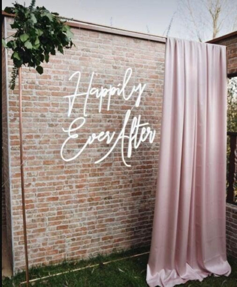 Happy Ever After Neon Sign Wedding Neon Sign Custom Neon | Etsy