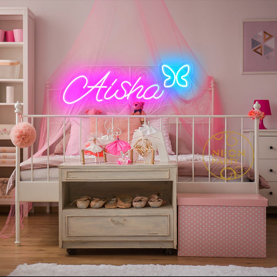 Custom Name Neon Sign Birthday Party Decor Personalized Neon Gift LED ...