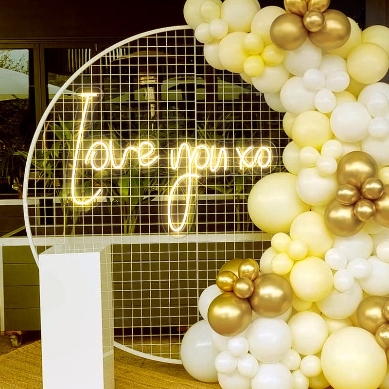 Love You Xo Led Neon Sign Wedding Party Decoration Bedroom | Etsy