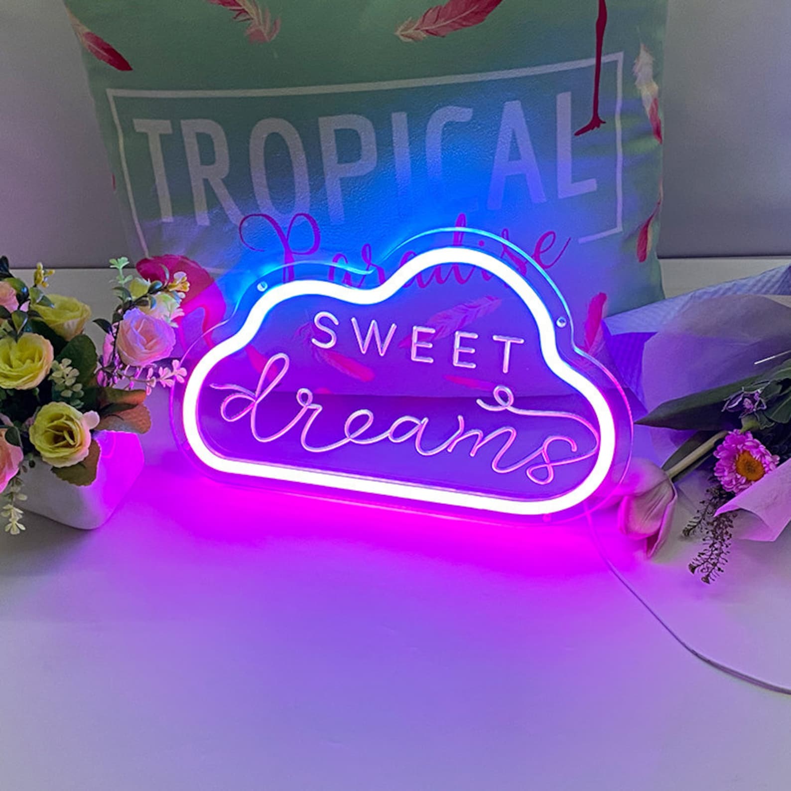 Sweet Dreams Neon Sign LED Neon Sign Custom Neon Sign Neon - Etsy España