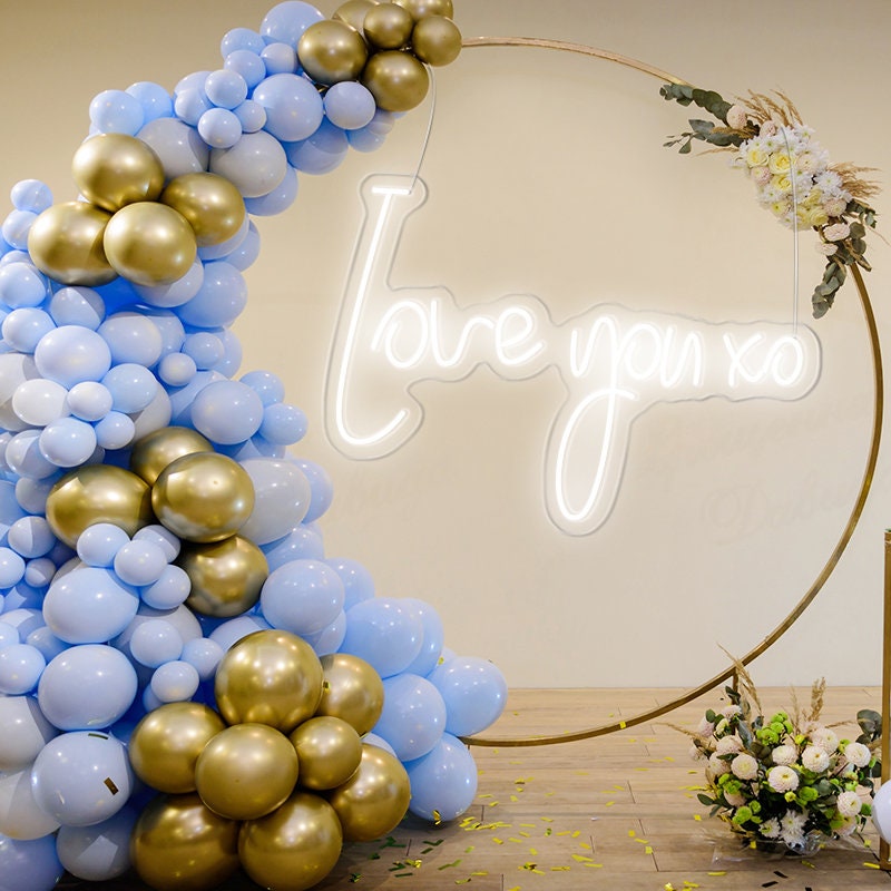Love You Xo Led Neon Sign Wedding Party Decoration Bedroom | Etsy