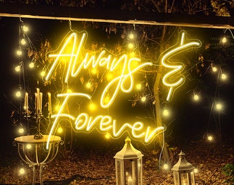 Always & Forever Neon Sign - Etsy