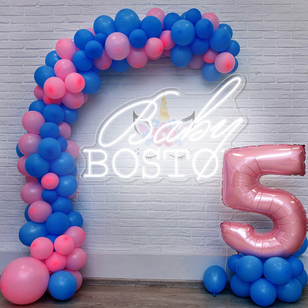 Custom Baby Name Neon Sign | Personalized Nursery Decor | Baby Shower ...