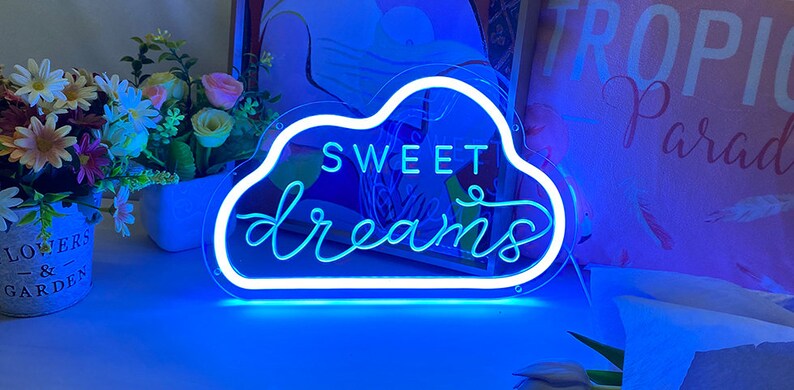Sweet Dreams Neon Sign LED Neon Sign Custom Neon Sign Neon - Etsy