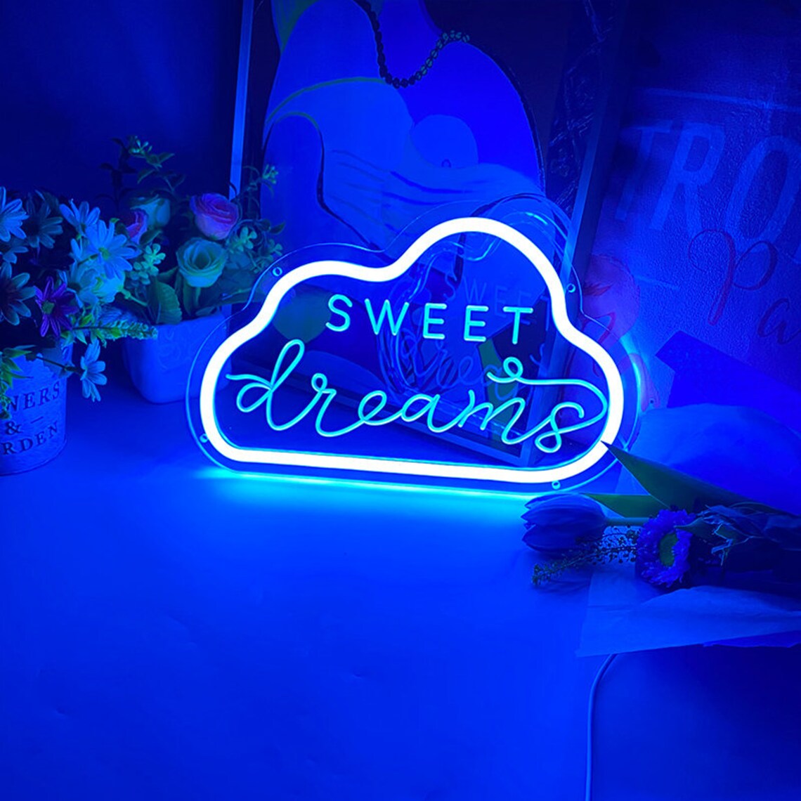 Sweet Dreams Neon Sign LED Neon Sign Custom Neon Sign Neon - Etsy España