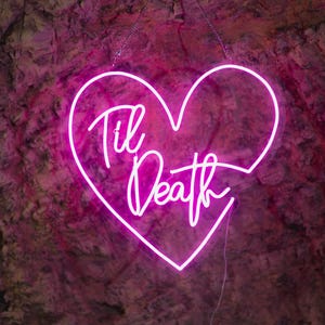 Custom Heart Neon Sign | Personalized Love Heart Neon Light | Custom ...