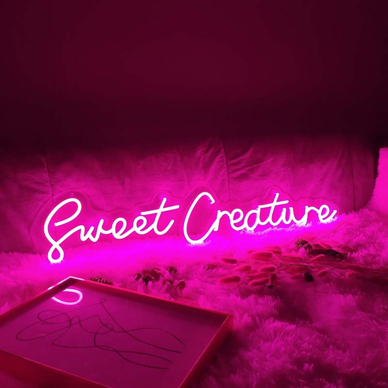 Neon Word Lights Sweet Creature Sign Love Gifts Valentines Etsy neon-word-lights-sweet-creature-sign-love-gifts-valentines-etsy