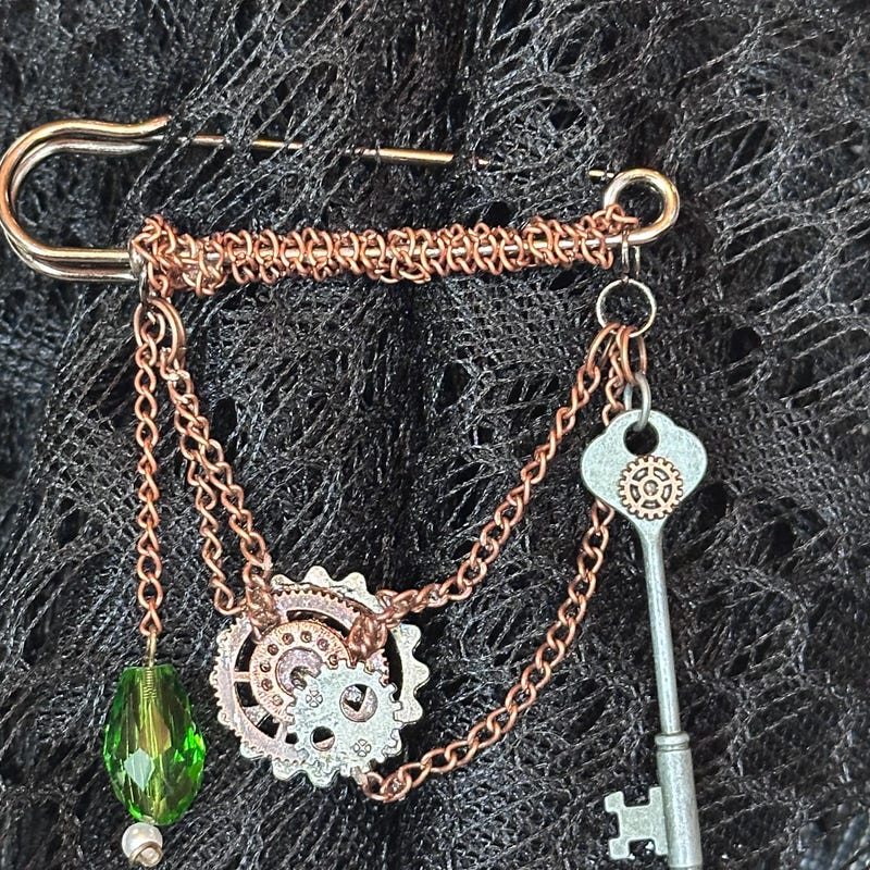Copper Safety Pins - Etsy