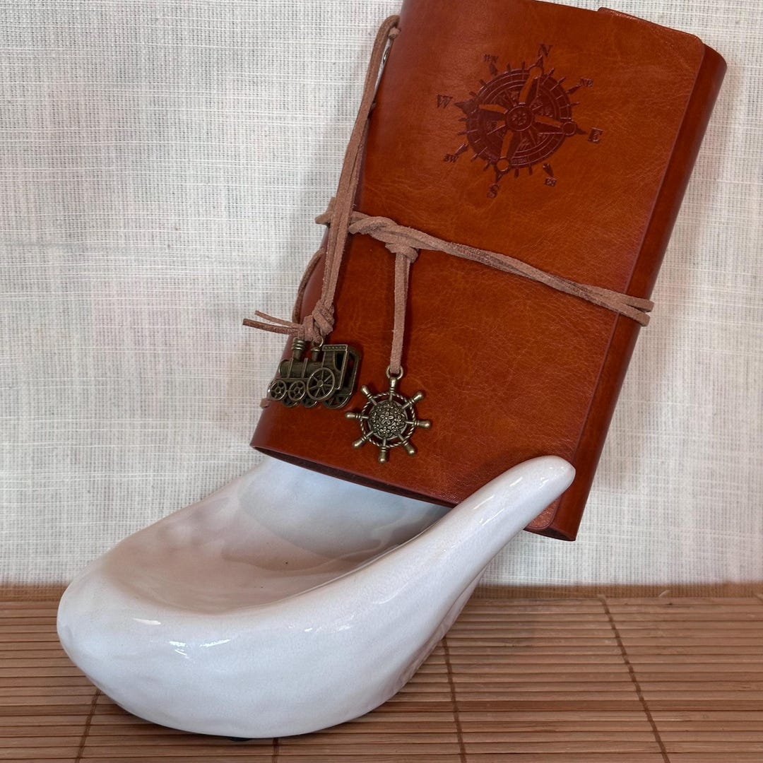 Refillable Leather Steampunk Journal: Travel Size With Pendants - Etsy