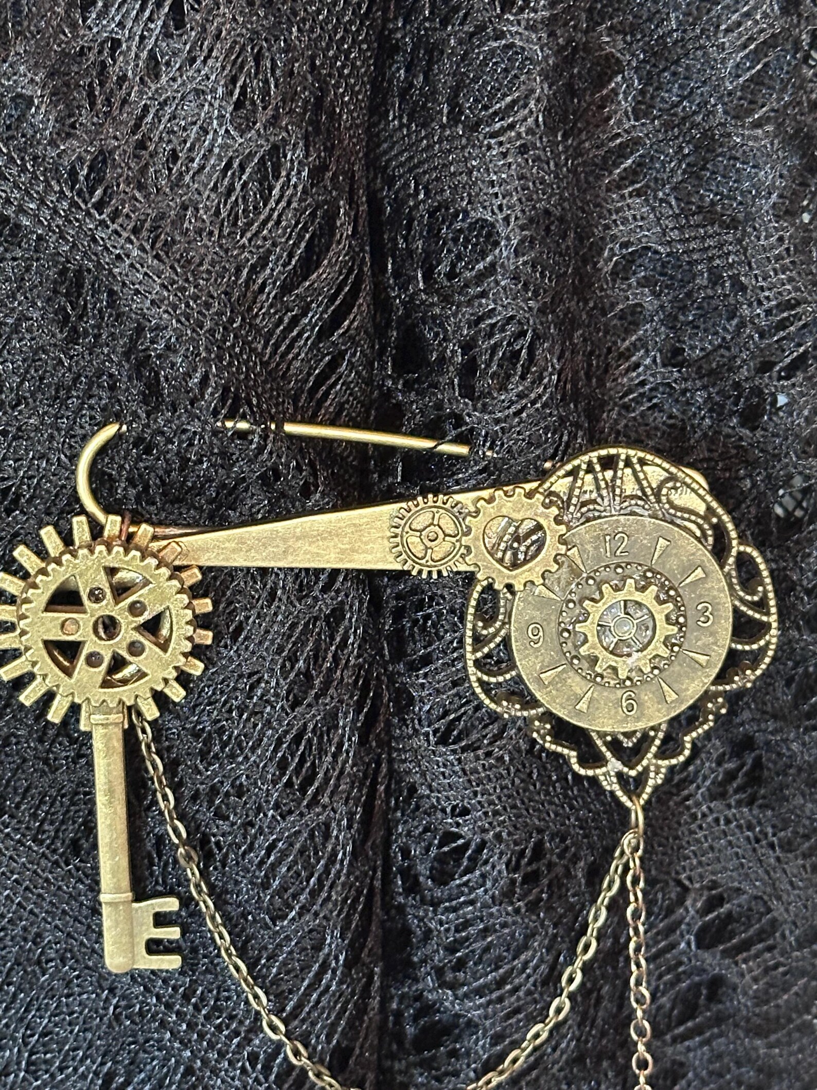 Military Inspired Steampunk Shawl or Kilt Pin. Contributed to a Uniform ...